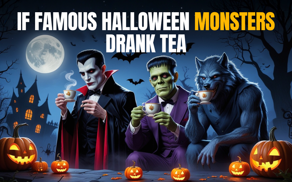 If Famous Halloween Monsters Drank TeaIf Dracula Drank Darjeeling ...