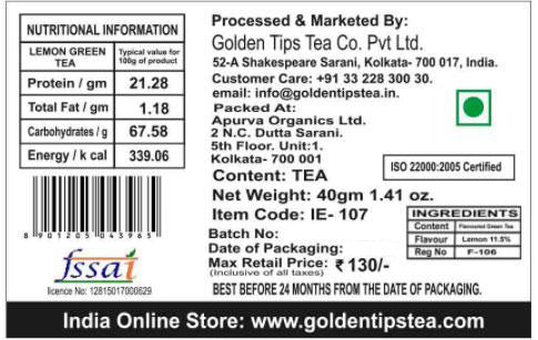 Buy Premium Tea Bags Online – Golden Tips Tea (India)
