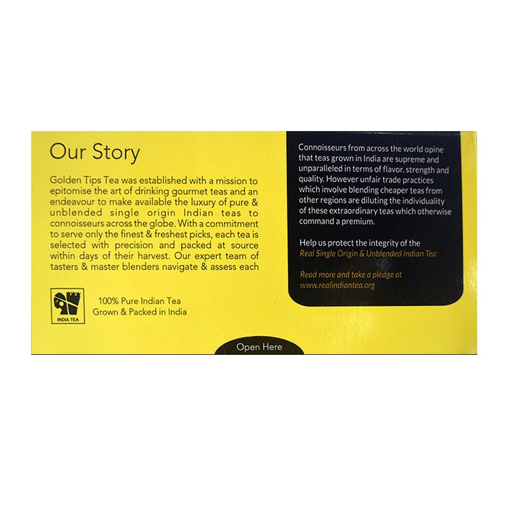 Buy Premium Tea Bags Online – Golden Tips Tea (India)